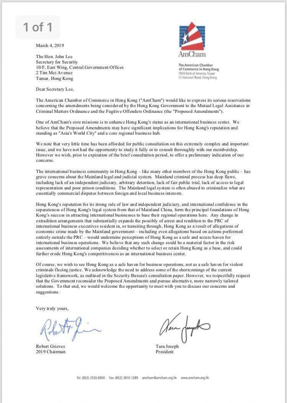 Extradition agreement with mainland China would damage Hong Kong’s ...