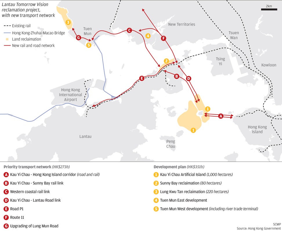 HK$624 billion Lantau reclamation project will be most expensive in ...