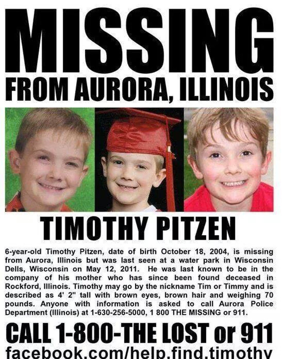 A US teenager who ‘escaped kidnappers’ claims he is Timmothy Pitzen ...