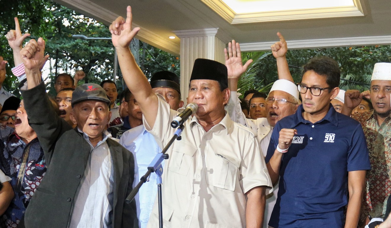 Indonesia Election Jokowi Declares Victory While Rival Prabowo Rejects