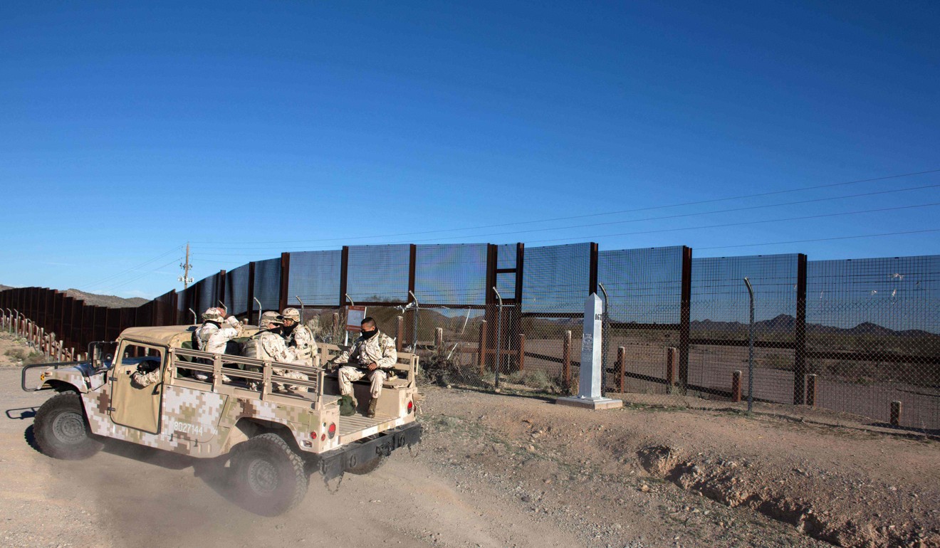 Donald Trump accuses Mexican forces of aiming weapons at American ...