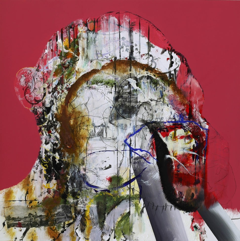 British transgender artist David Kim Whittaker shows his thought ...