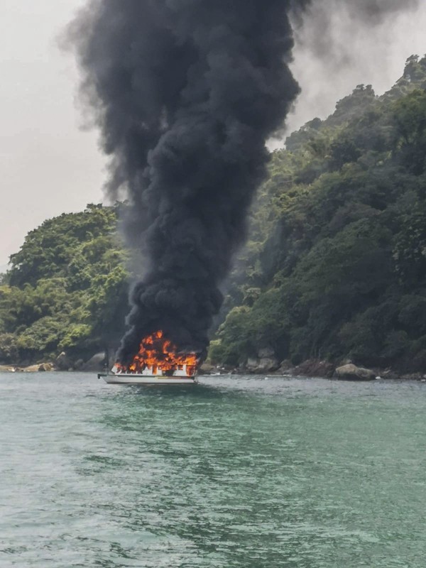 Two injured in fire on yacht off the coast of Hong Kong Island | South ...