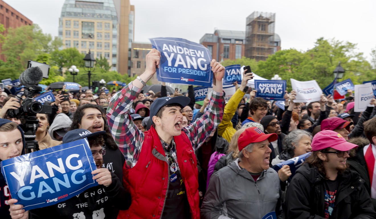 Long-shot Democrat presidential candidate Andrew Yang wants to give ...