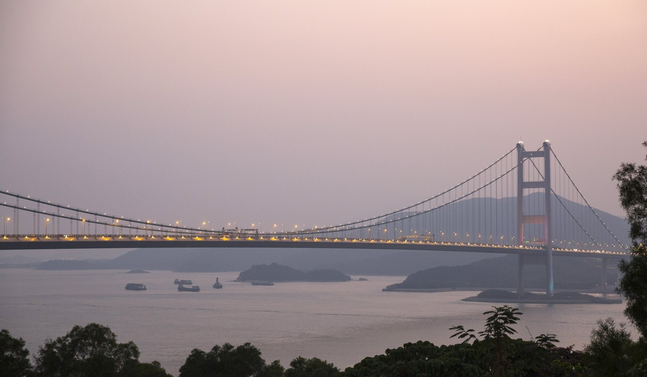 High-speed chase over Tsing Ma Bridge ends in crash, Hong Kong driver ...