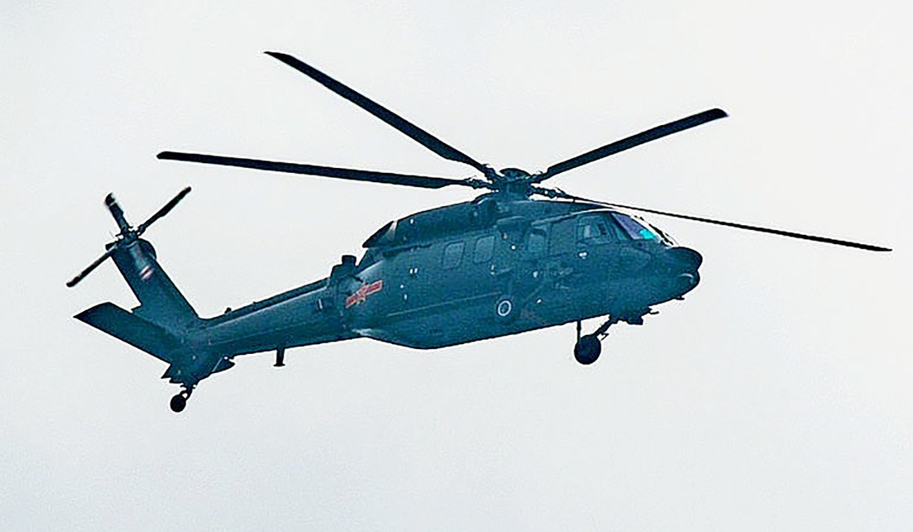 Chinese navy tests new Z-20 helicopter for use on its warships | South ...