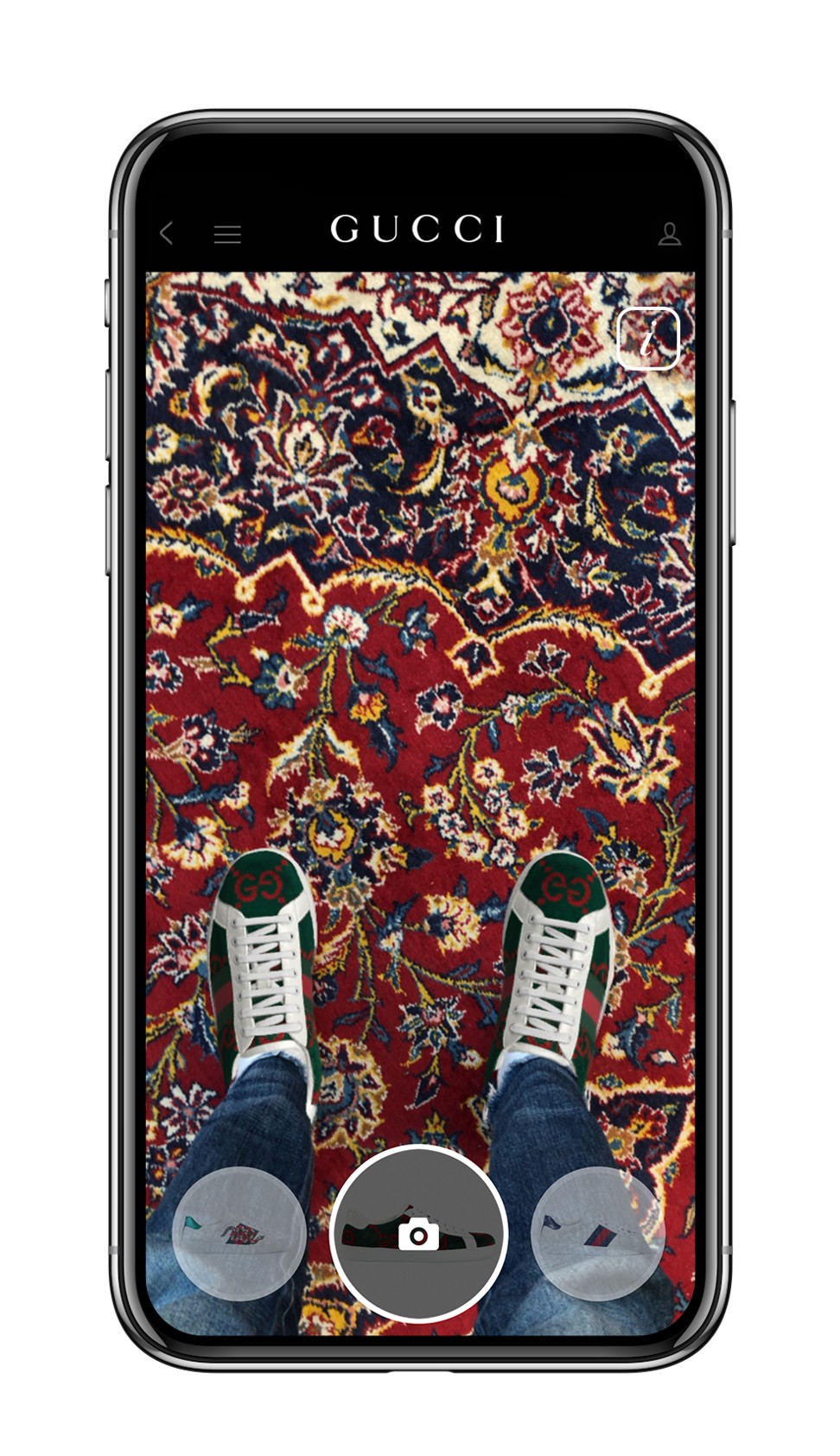 Now you can ‘try on’ Gucci’s Ace sneakers using an augmented reality ...