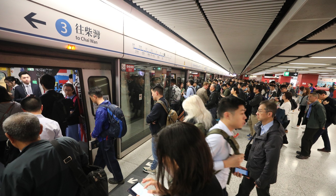 MTR disrupted yet again with train on Hong Kong’s Island line halted ...