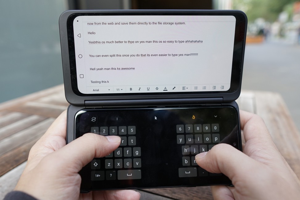 LG’s new foldable dual-screen phone hands on: practical, sleek, sturdy ...