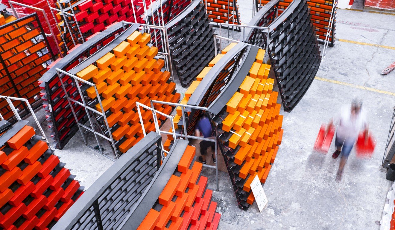 Recycled-plastic bricks used to revive a Mid-Autumn Festival tradition ...