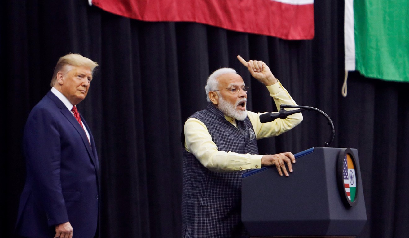 Trump and Modi appear together at Houston rally, finding common cause ...