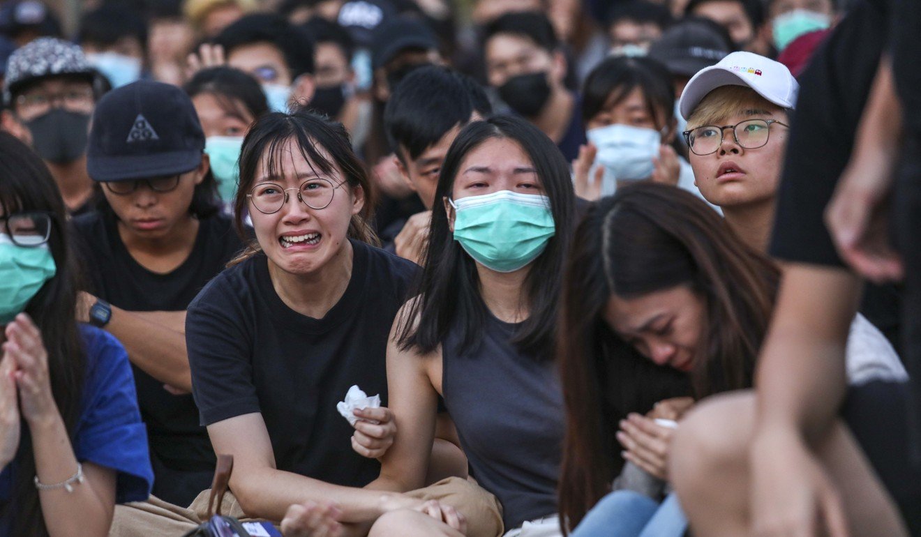 Hong Kong protest crisis extends to schools with student actions at ...