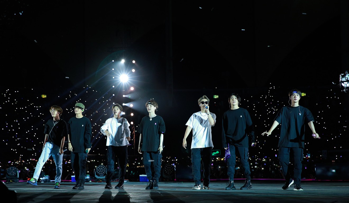 K-pop band BTS gives rocking performance in Saudi Arabia | South China ...