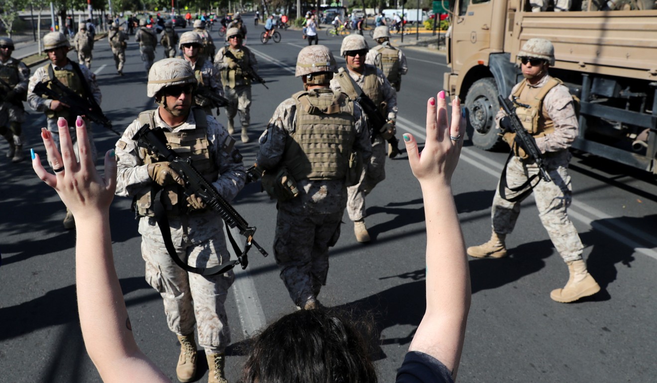 Chile ‘at war’ as worst riots in decades spread to rest of the country ...