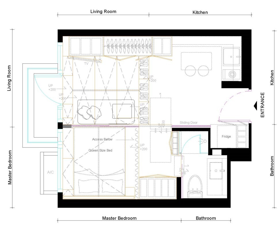 Downsizing to 350 sq ft was challenge for Hong Kong interior designer ...