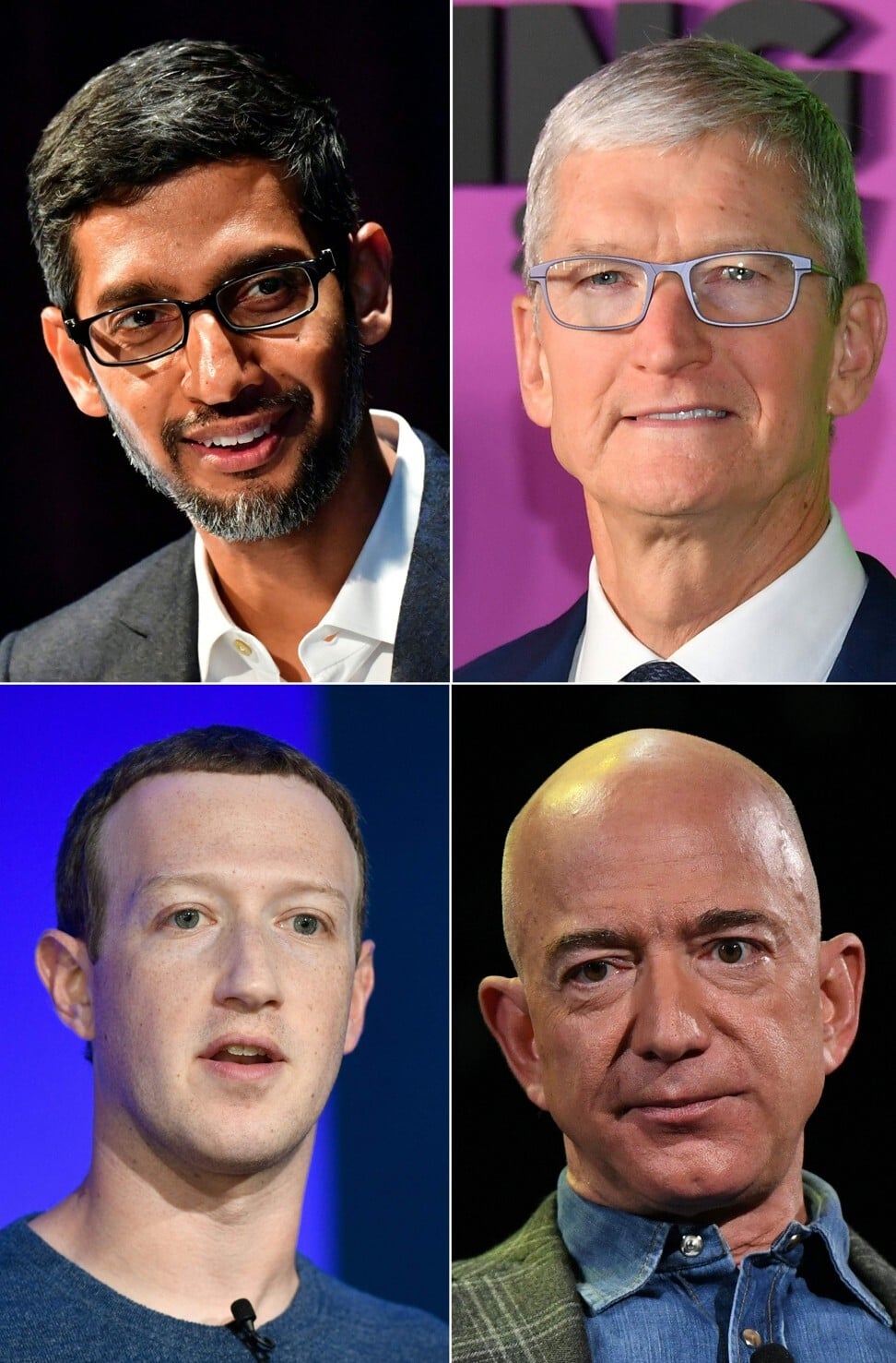 Facebook, Amazon, Google and Apple chief executives face US lawmakers ...