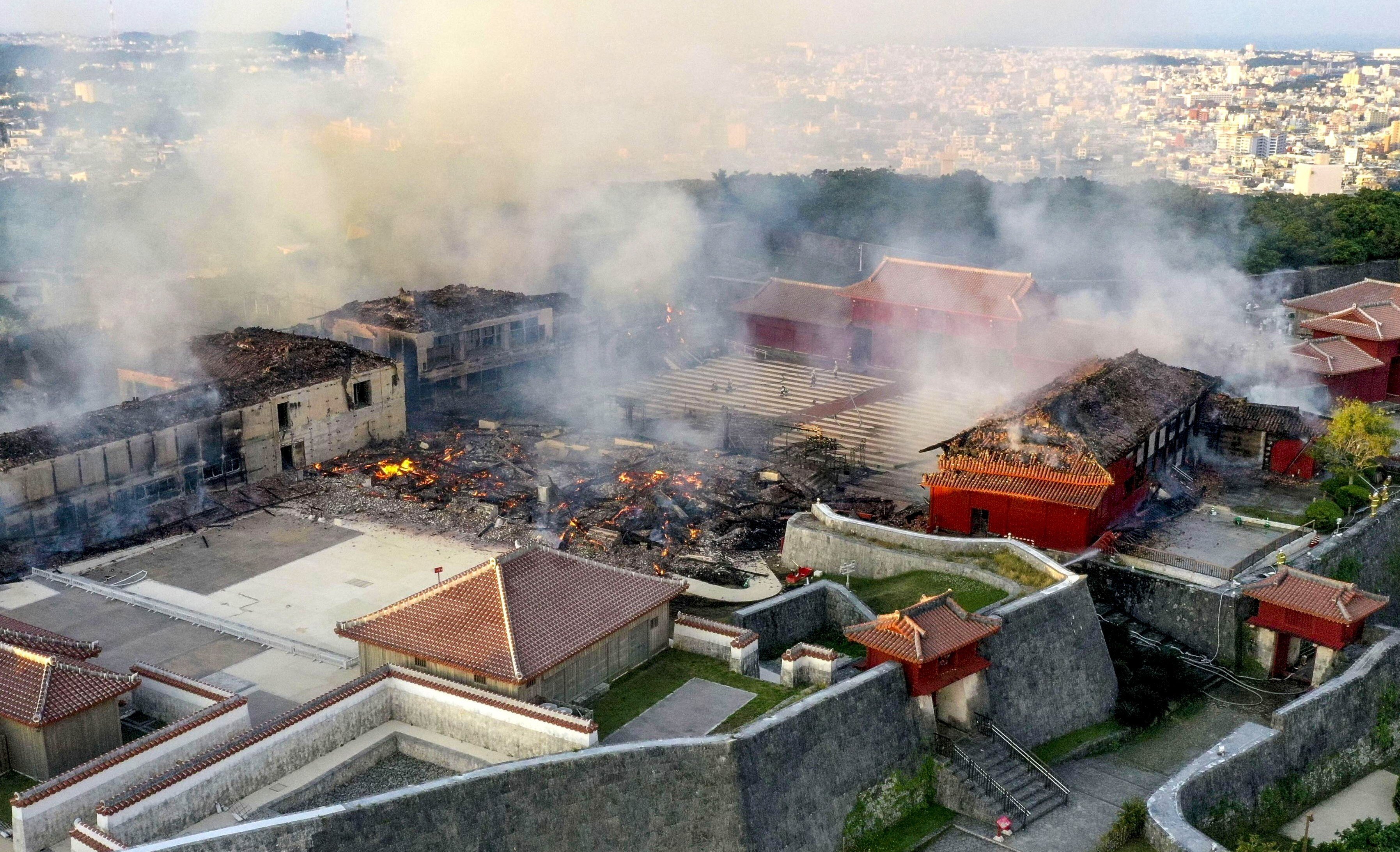A year after Okinawa’s historic Shuri Castle was destroyed by fire ...