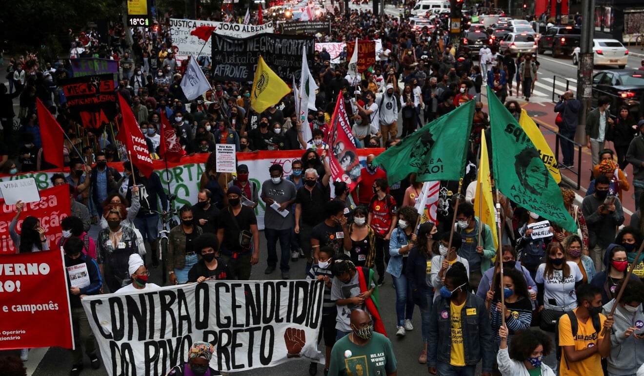 Protests in Brazil after man beaten to death by white guards ahead of ...