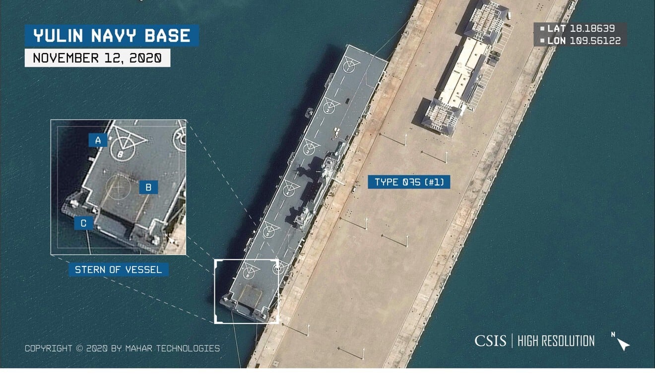 China’s first Type 075 ship to be based in Hainan amid South China Sea ...