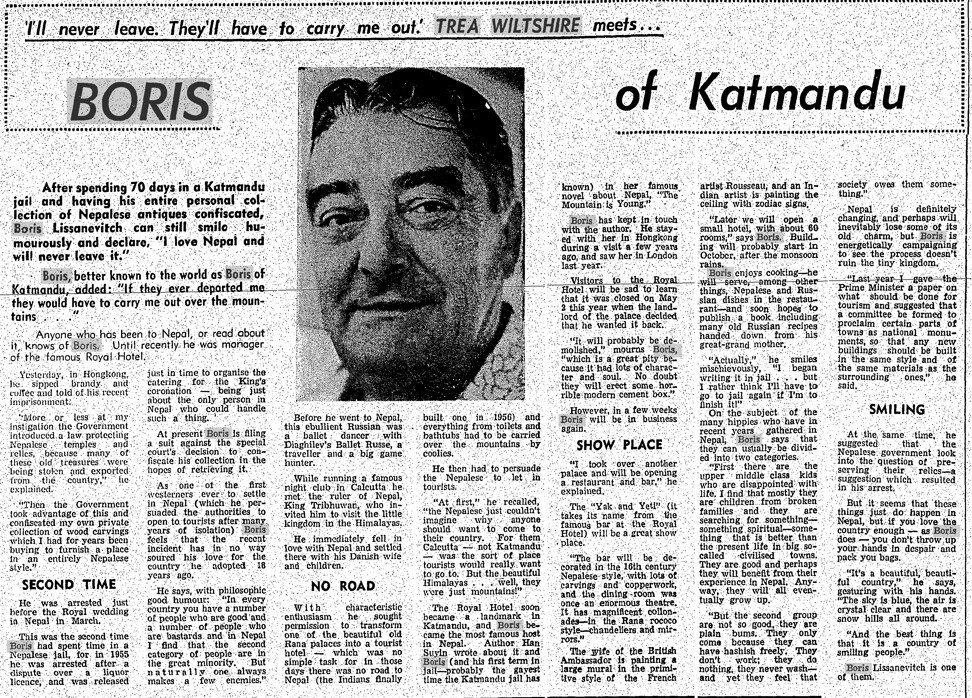 The Russian hotelier who brought Nepal’s first tourists, and his legacy ...