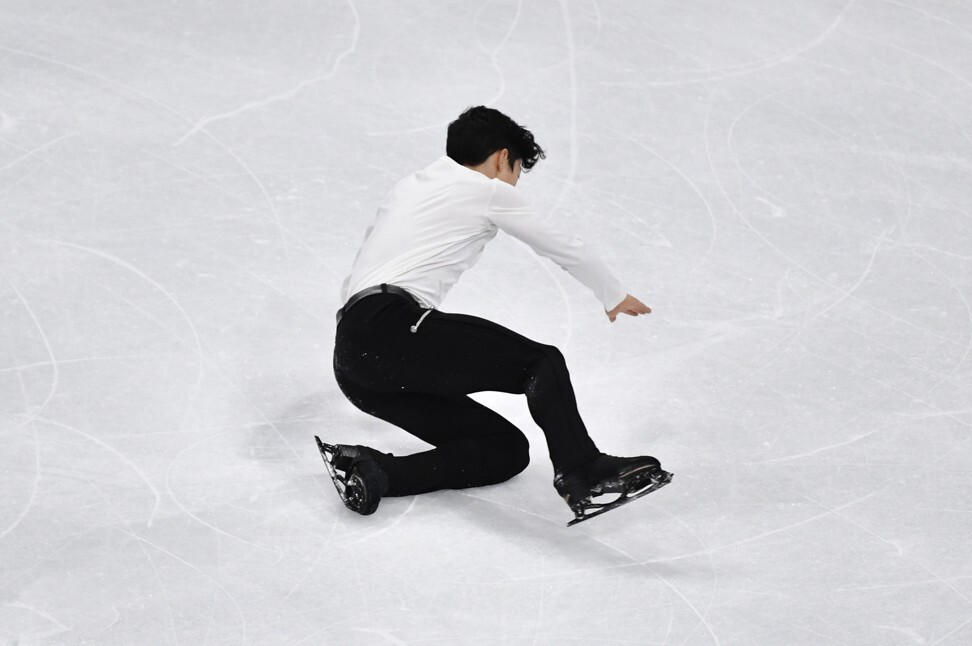 Advantage Yuzuru Hanyu as rival Nathan Chen falls at World ...