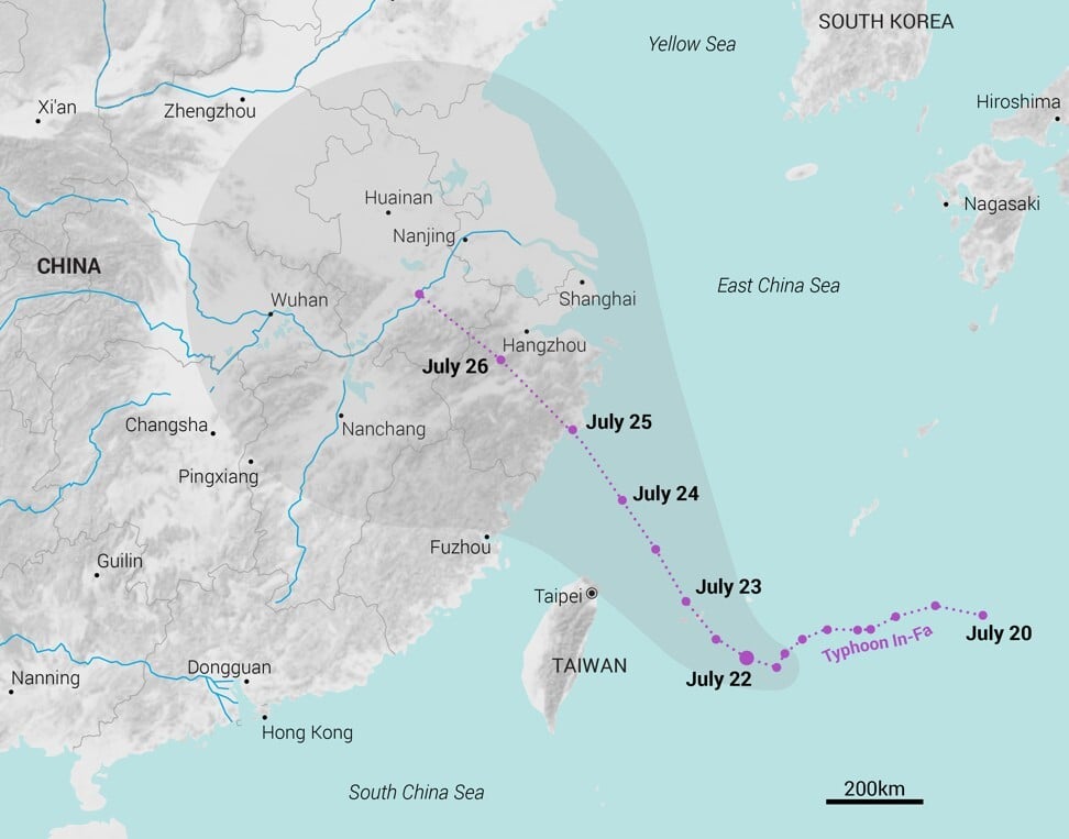 Typhoon In-fa set to bring more heavy rains to China days after Henan ...