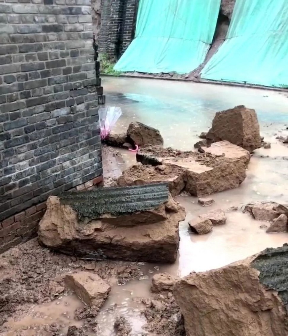 Heavy rains damage thousands of historical sites in Shanxi, northern ...