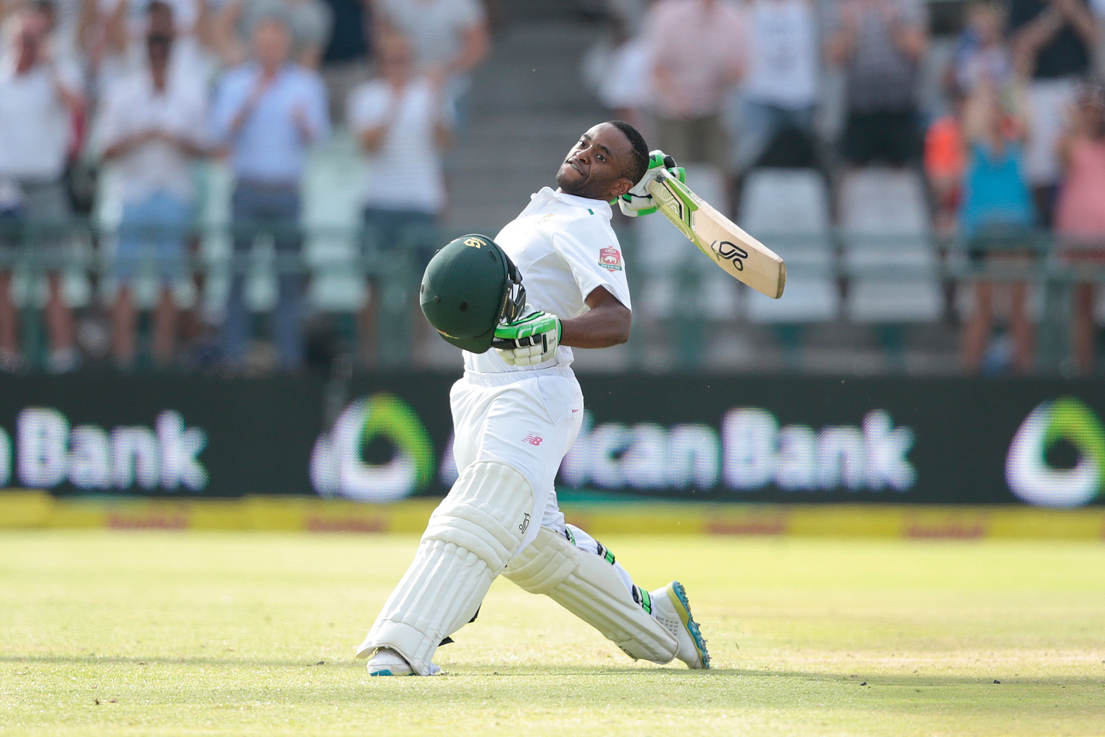 Hashim Amla With Castle Logo