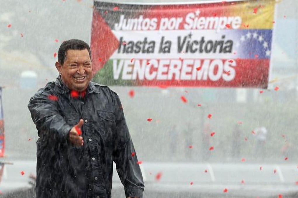 Tears, kisses and dancing at last Chavez campaign rally | South China ...