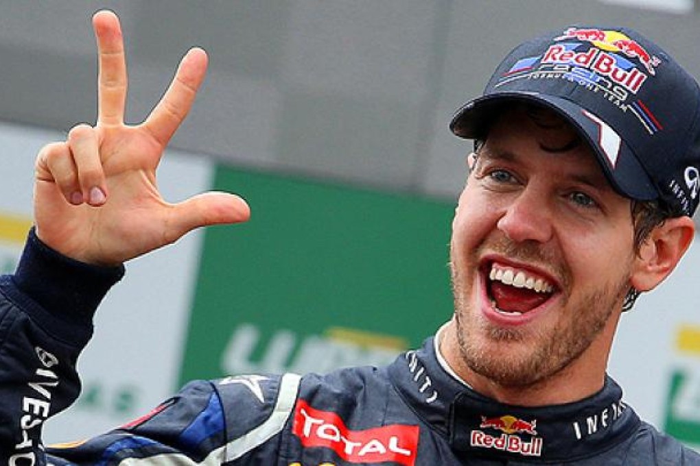 Vettel is F1’s youngest triple champion | South China Morning Post