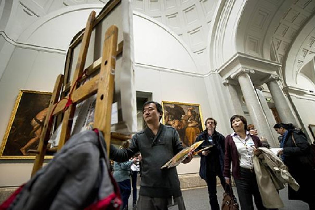 China artists work up-close with old masters in Madrid | South China ...