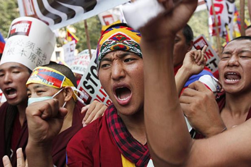Tibetan protestors launch new anti-China push in Delhi | South China ...