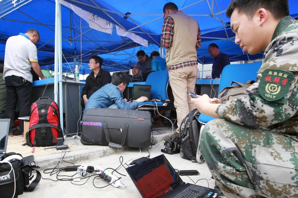Outdoor media centre helps reporters spread message to the world ...