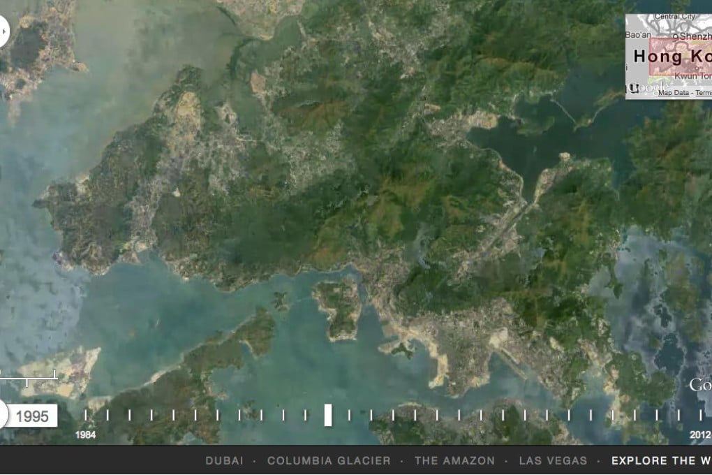 Google map shows 29 years of change | South China Morning Post