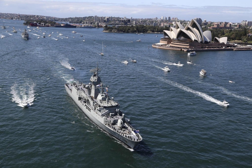 Foreign warships, including PLA vessel, join Australian naval party ...