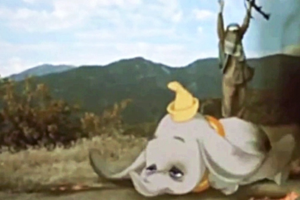 Banksy posts video of Islamists shooting Dumbo out of the sky | South ...