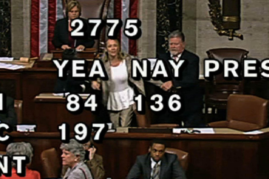 Stenographer held after Holy Spirit rant in US Congress | South China ...