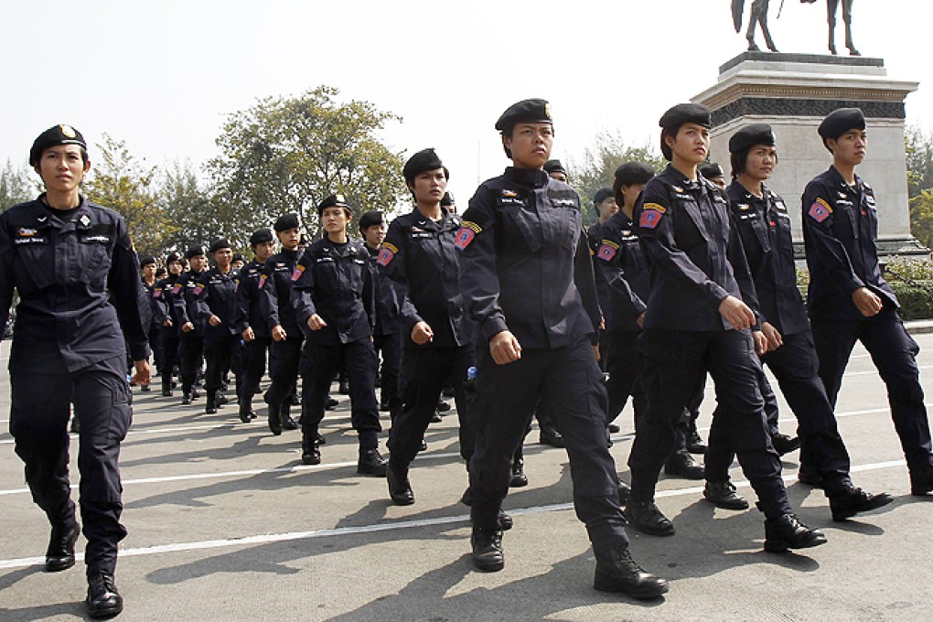 Thai police protest treatment by protesters | South China Morning Post