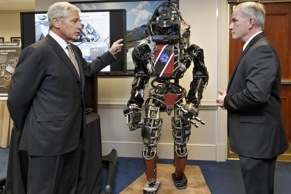 Chuck Hagel given a look at Atlas, Darpa’s humanitarian robot | South ...