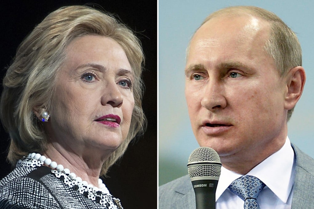 Vladimir Putin describes Hillary Clinton as weak over Hitler comment ...
