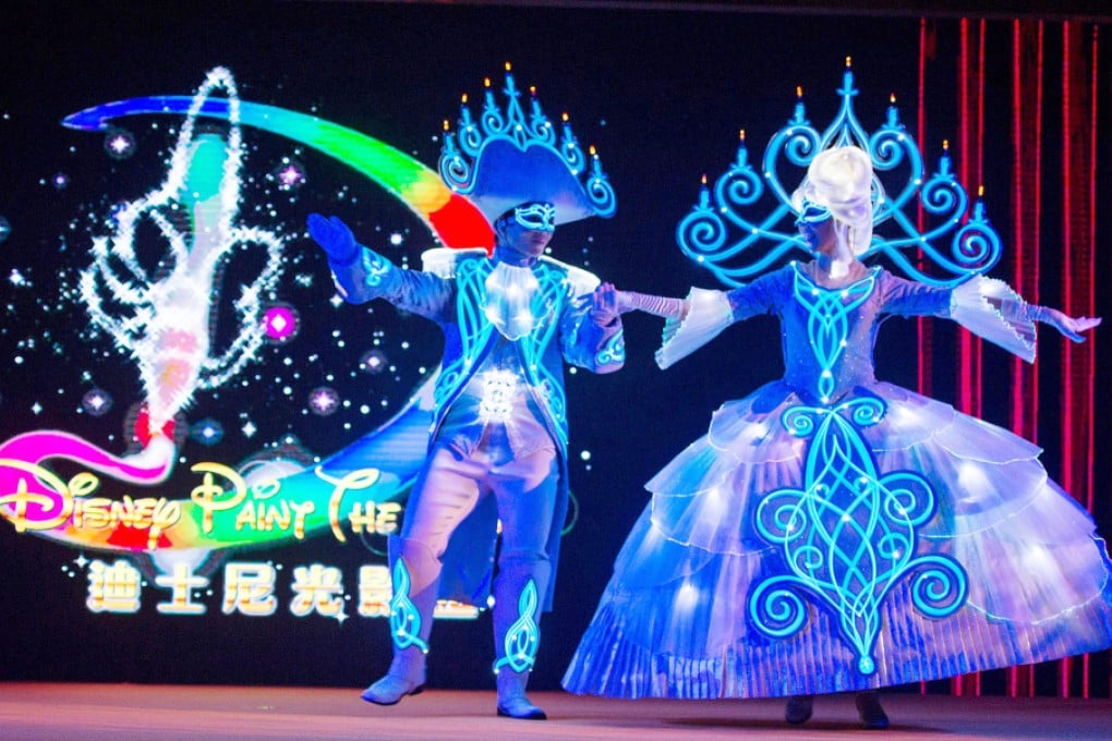 Disney takes on new glow after dark with light-up parade | South China ...