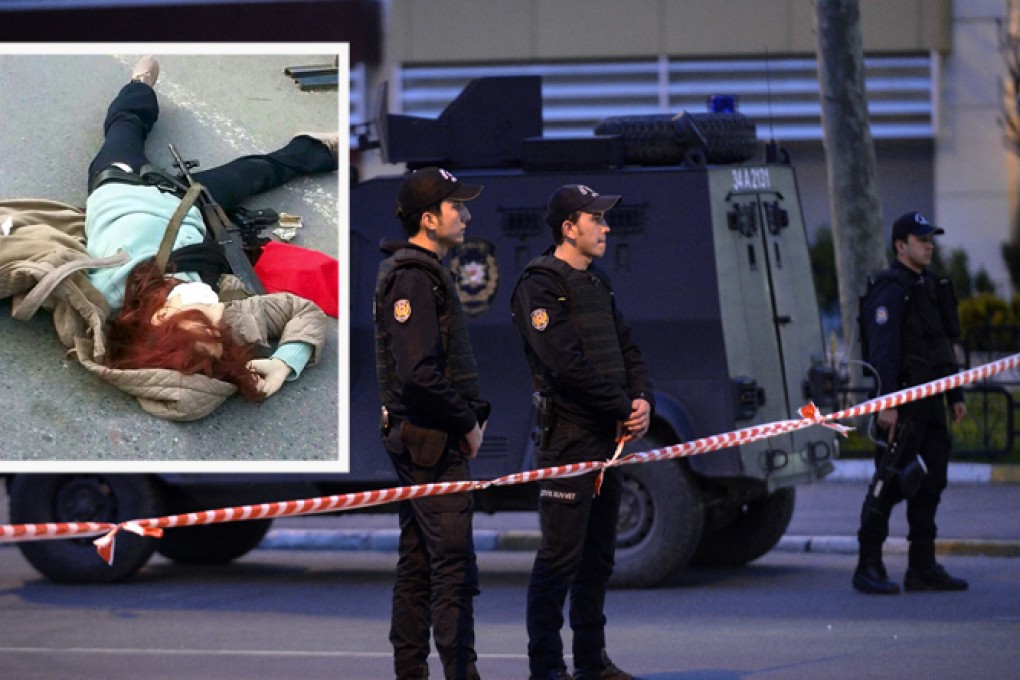 New | Female bomber shot dead in Istanbul before police HQ attack just ...