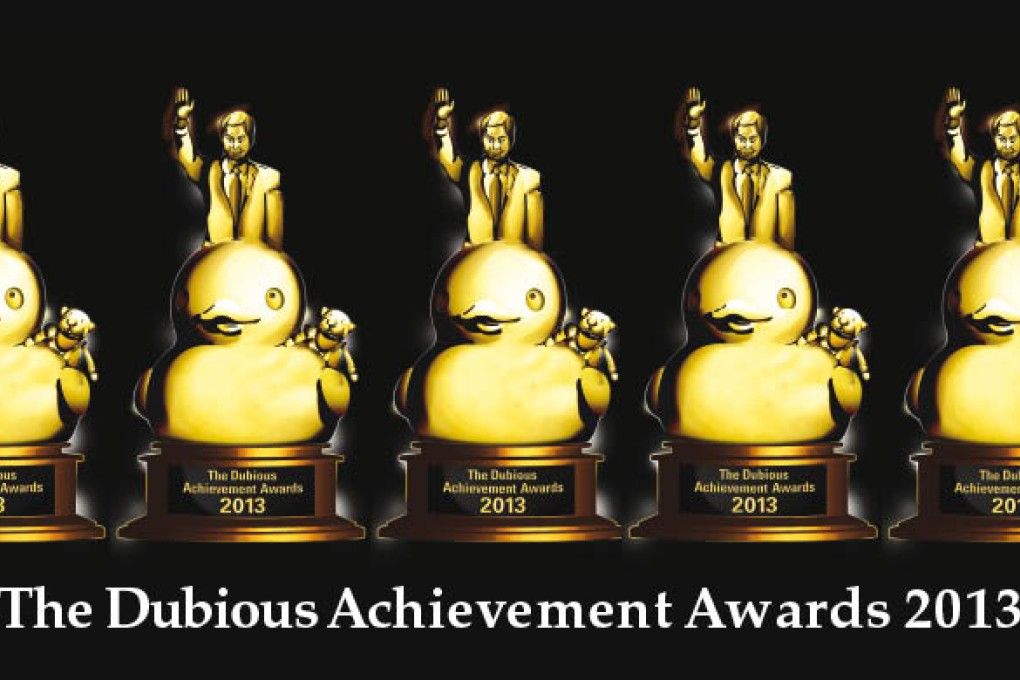 The Dubious Achievement Awards 2013 | South China Morning Post