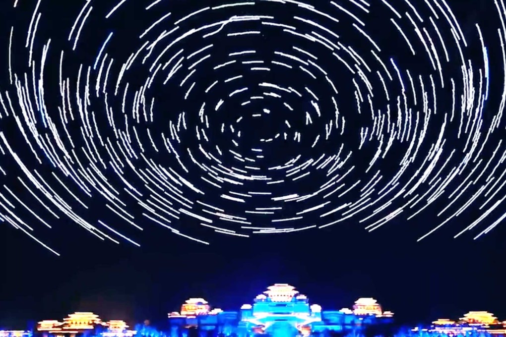 500 drones put on a light show for Mid-Autumn Festival | South China ...