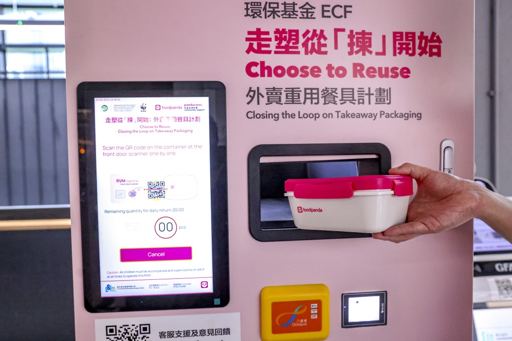 Foodpanda rewards customers for using reusable containers | South China ...