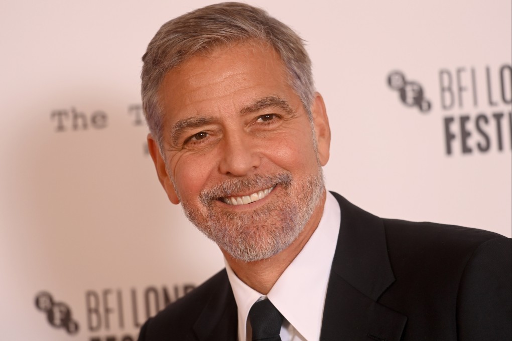 george clooney beard style
