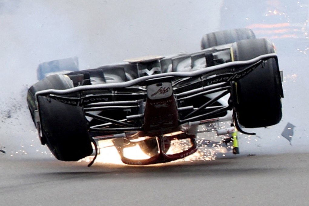 Zhou Guanyu says halo saved his life after horror Formula 1 crash halts ...
