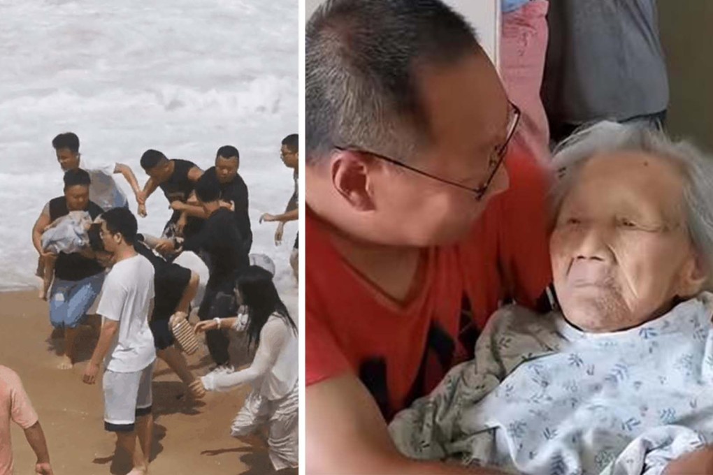 Love and courage in China: 3 men save girl from sea, man is full-time ...