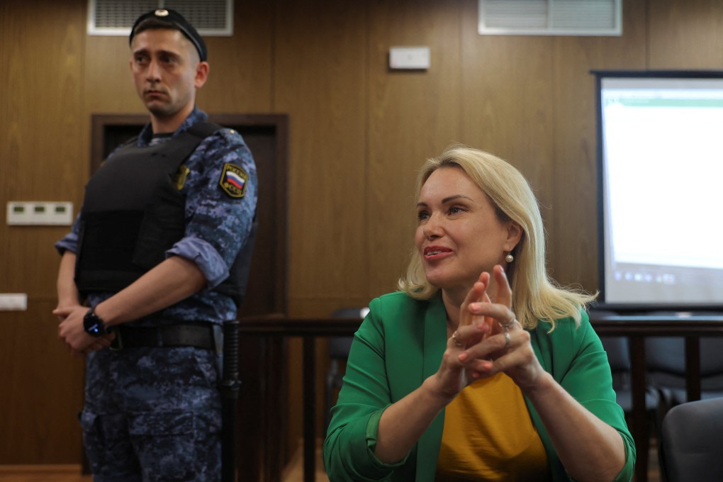 Russian anti-war protest journalist Marina Ovsyannikova faces up to 10 ...