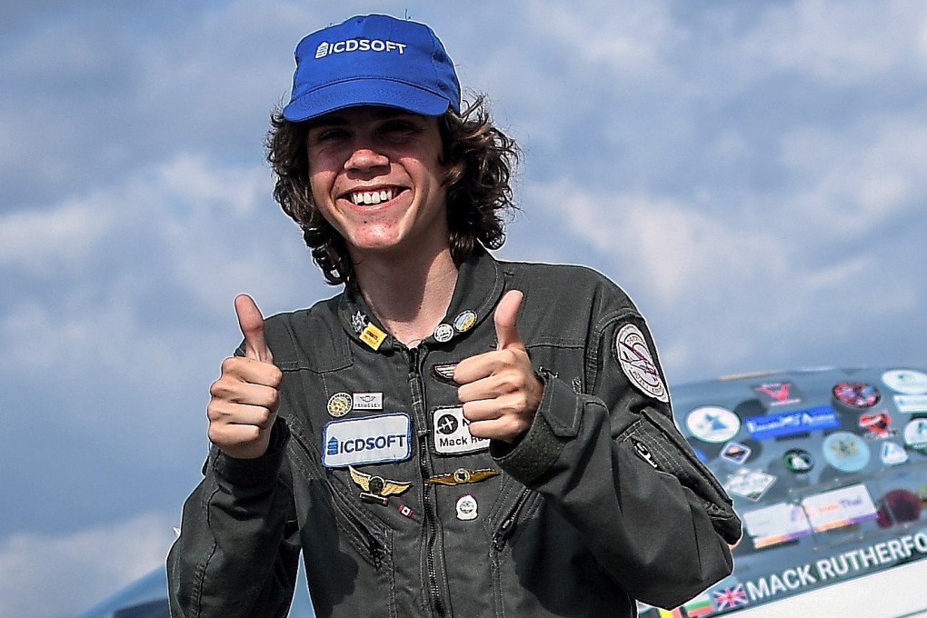 17-year-old Mack Rutherford becomes youngest person to fly solo around ...